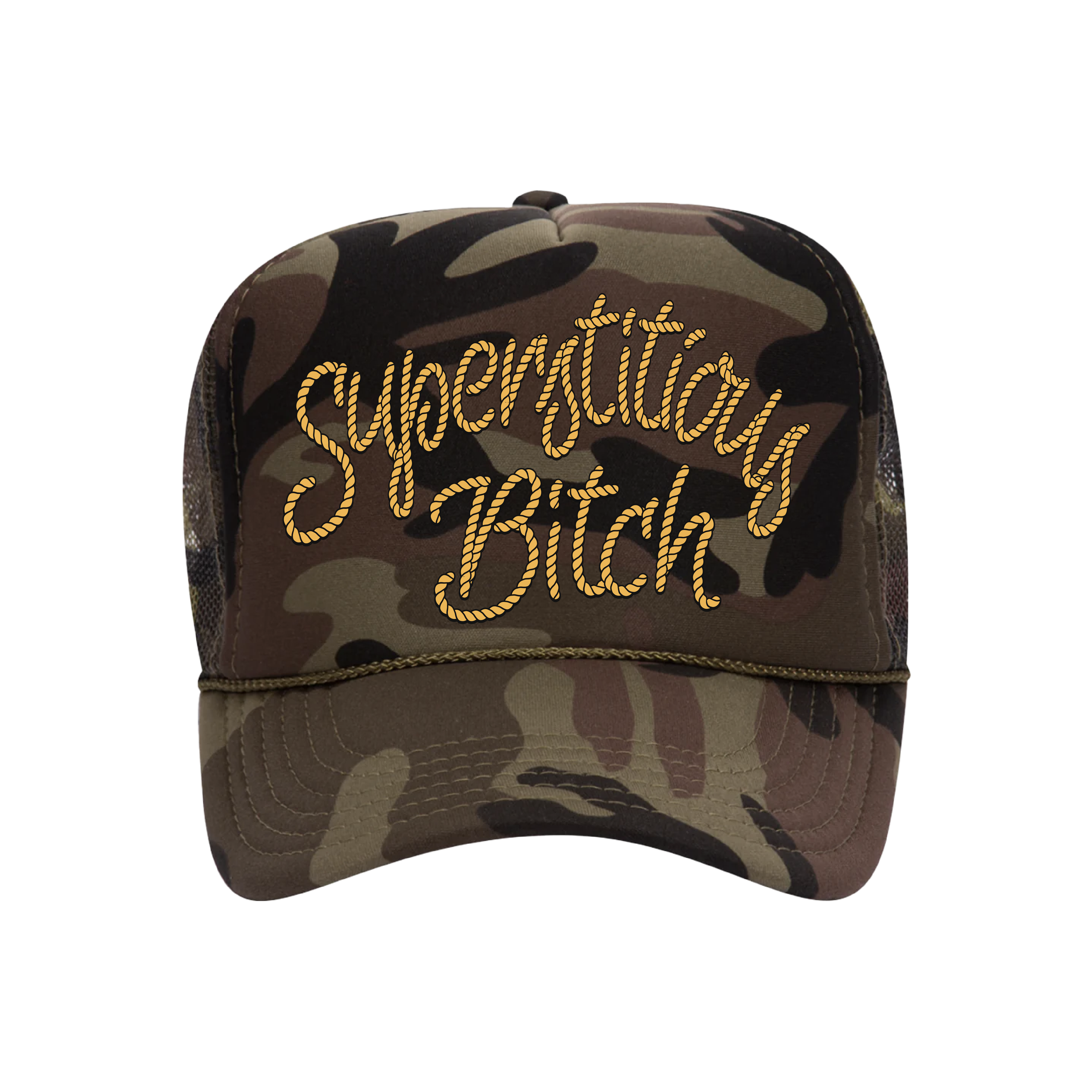 Superstitious Camo Hat - Medium Build Official Store