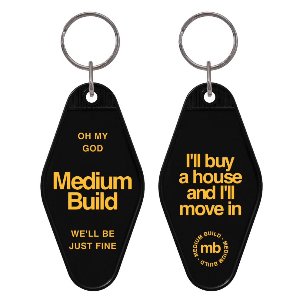 Buy A House Keychain - Medium Build Official Store